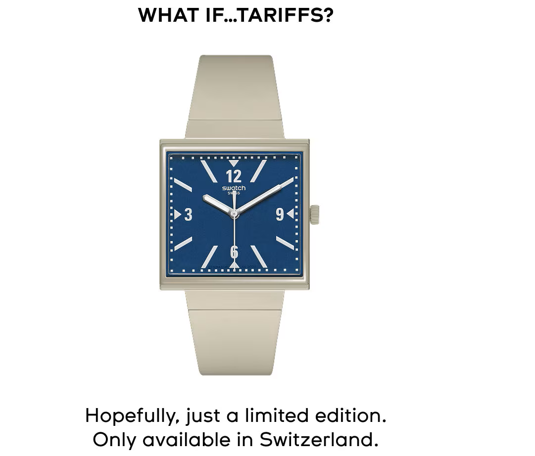 سواتش تسخر من الرسوم الأمريكية بإصدار محدود مبتكر - Detafour