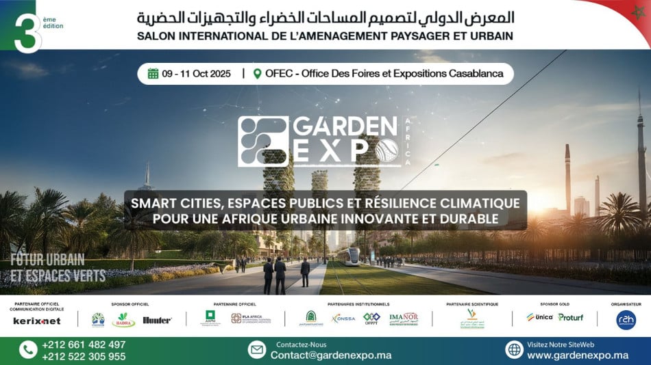 الدار البيضاء تحتضن معرض Garden Expo Africa 2025 لتعزيز المدن المستدامة في إفريقيا - Detafour